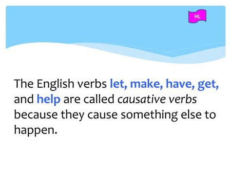 Causative Verbs Ppt