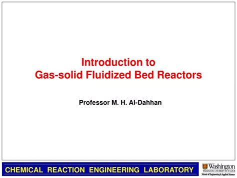 Ppt Introduction To Gas Solid Fluidized Bed Reactors Powerpoint Presentation Id 6598827