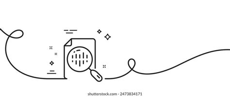 Diagram Chart Line Icon Continuous One Stock Vector Royalty Free