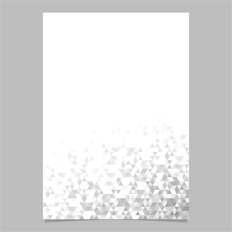 Premium Vector Abstract Polygonal Brochure Template Design With Triangle Background