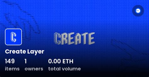 Create Layer Collection OpenSea