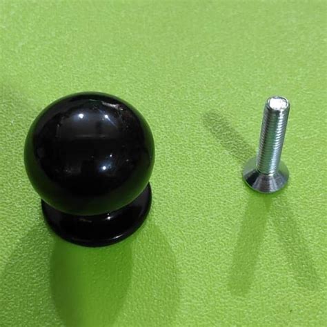 Jual Knop Bulat Minimalis Hitam 1044 S M L Shopee Indonesia