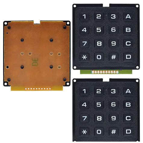 3 Pcs 16 Key Keyboard Modules Matrixes Array Modules Keyboard Lndustrial Keyboard With Industry