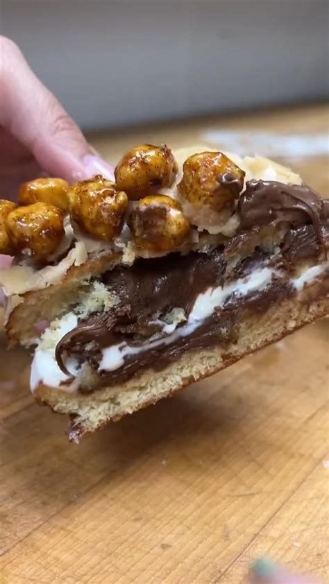 Ice Cream Donut Sandwich Nutella Inspired Recipes Food Videos