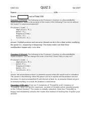 Quiz KEY Docx QUIZ CSCE Fall Name