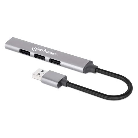 Manhattan 4 Port Usb 3 0 2 0 Combo Hub 168427 Manhattan Products