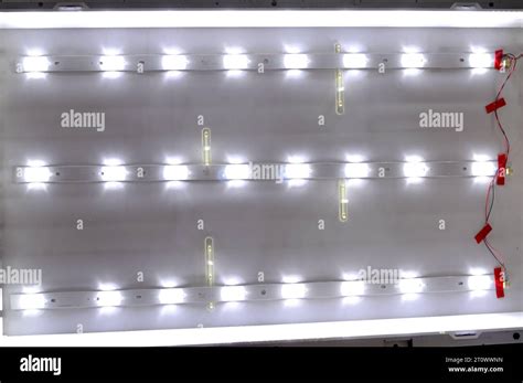 Installing Led Light Strips As A Backlight For A Tv Television Device Transforming And
