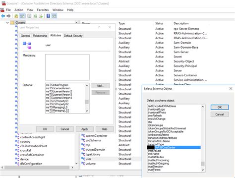 Active Directory Schema Extension Example Marius Ene