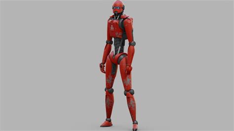 Android Mecha Rigged 3d Model Rigged Cgtrader