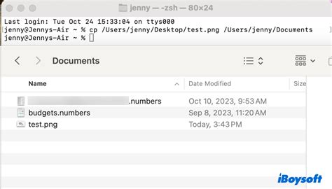 How To Copy A Filedirectory In Macos Terminal Cp Command