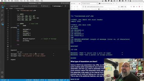 Starting A New C64 Assembler Tutorial Series And First Code Sample Is