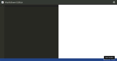 Markdown Editor Reactredux Codesandbox