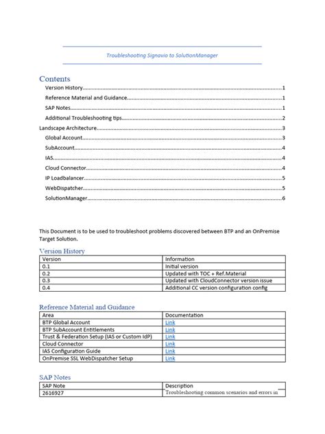 Sap Signavio Business Process Model Connector Troubleshooting Guide Technical Pdf