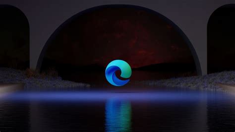 Microsoft Edge Wallpaper 4k Surreal Landscape Daytime