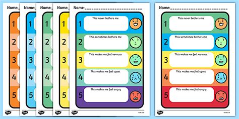 Editable Trigger Chart With Simple Faces Teacher Made