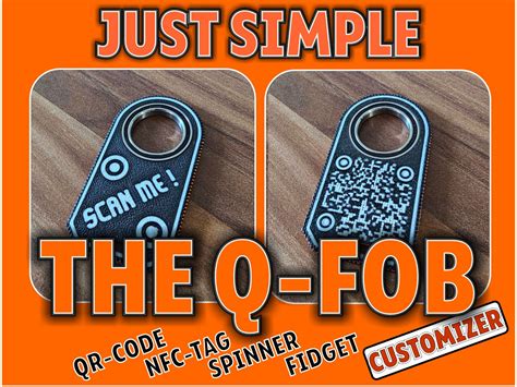 Ultimate Qr Code Nfc Tag Fidget Spinner Fob By The Big Greek Makerworld