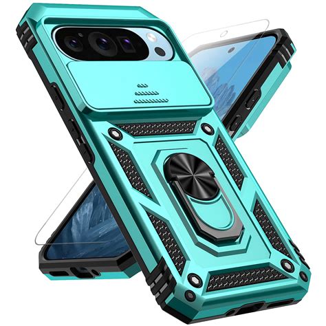 Amazon Com For Google Pixel 9 Pro XL Case With Slide Camera Cover HD Screen Protector Military