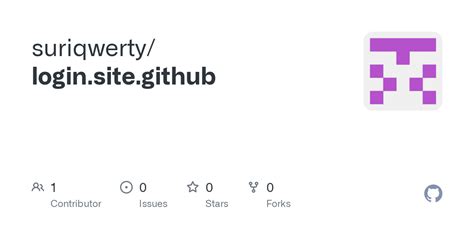 Github Suriqwerty Login Site Github