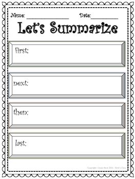 Summary Outline By Read Write Excite Teachers Pay Teachers