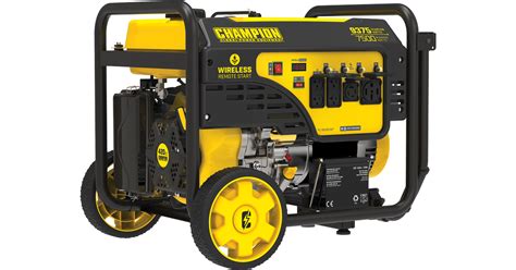 Champion 201004 7500 Watt Portable Generator Fob Covered Outlets Volt