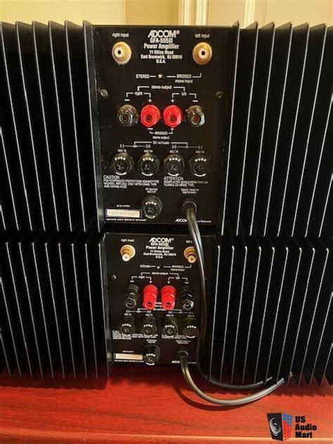 Adcom Gfa 555 Mkii High Current Power Amplifiers