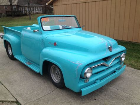 Ford F 100 Pro Street Truck Street Rod Convertible Chevy Automatic H2rat Rod Classic Ford