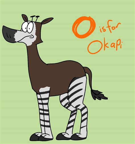 Abcofwora O Is For Okapi By Alexisj153984 On Deviantart
