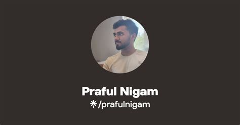 praful nigam twitter linktree