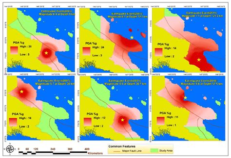 Ground Motion Attenuation Relationship For Specific Major Earthquakes
