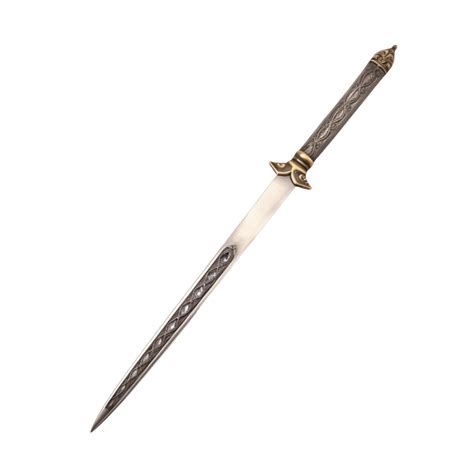 Antique Ornate Dagger With Intricate Designs On Handle And Blade 50591729 Png