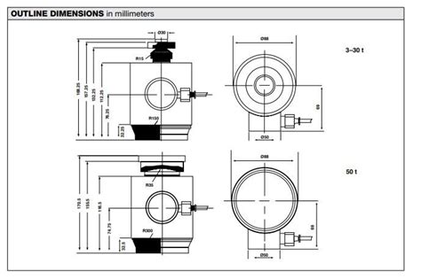 120 High Capacity Compression Load Cell