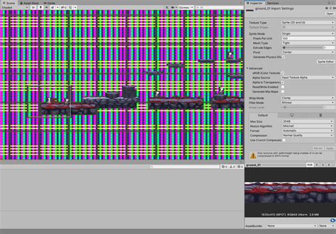 sprite rendering issue in scene view r unity2d