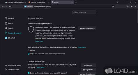 LibreWolf Screenshots