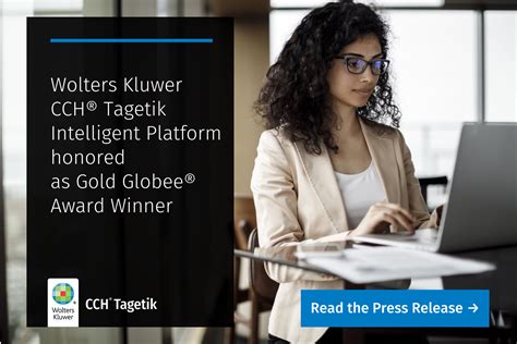 Wolters Kluwer Cch® Tagetik Intelligent Platform Honored As Gold Globee® Award Winner Wolters