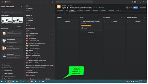 Pc Desktop App Doesnt Show Scroll Bars When Maximized On Board View In Progress Asana Forum