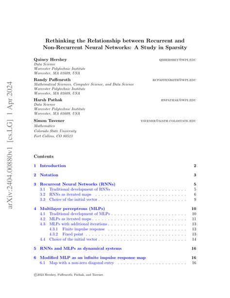 Pdf Rethinking The Relationship Between Recurrent And Non Recurrent