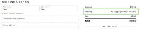 How To Change No Shipping Methods Available Text CheckoutWC
