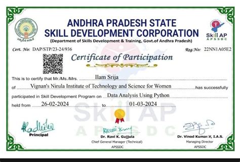 Srija Ilam On Linkedin Dataanalysis Python Apssdc