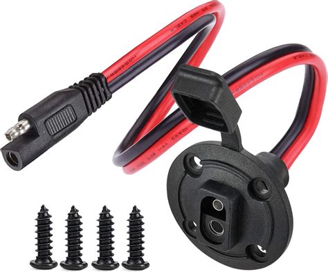 Donjon Solar Weatherproof Sae Socket Sidewall Port 10awg Sae Power