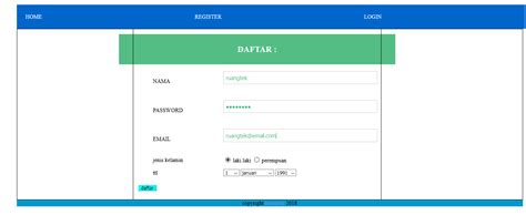 Cara Membuat Form Pendaftaran Dengan Php Dan Mysql Ruang Teknologi
