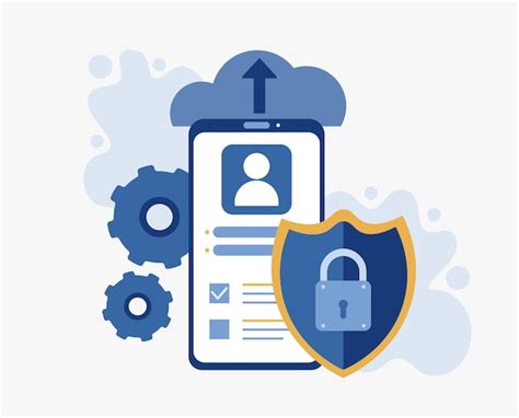 premium vector cloud computing security cloud engine data protection