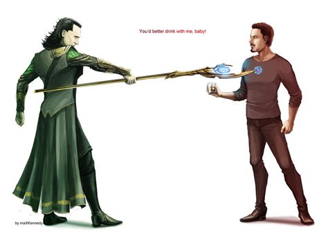 The Avengers Loki X Tony Stark By Maxkennedy On Deviantart