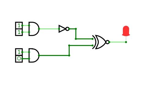 CircuitVerse Contoh Rangkaian