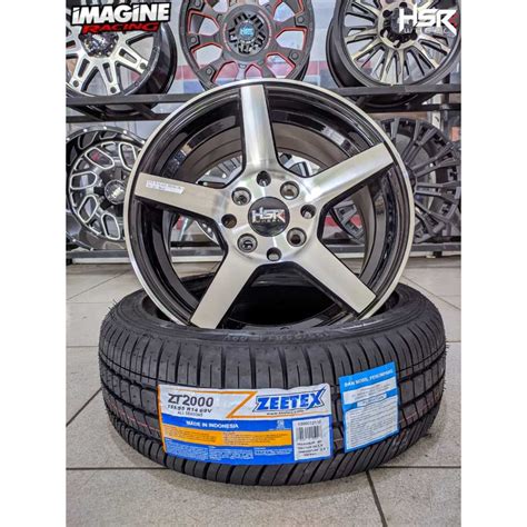 Jual Paket Velg Plush Ban Untuk Wulling Air Ev Ring 14 Hsr Ne3 Dan Ban Zeetex 155 55 R14