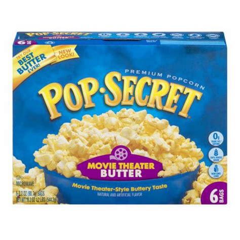 Pop Secret Microwave Popcorn Movie Theater Butter Pack Of 12 12 Pack