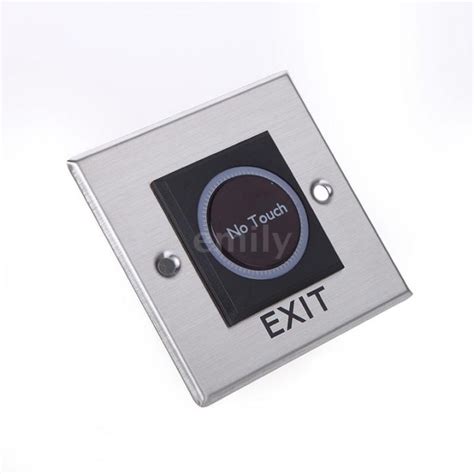 E Y Infrared No Touch Contactless Door Release Exit Button Sensor Switch With LED Indication