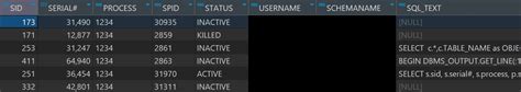 [mysql oracle] 실행 중인 프로세스 목록 확인 및 kill