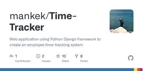 Github Mankek Time Tracker Web Application Using Python Django Framework To Create An