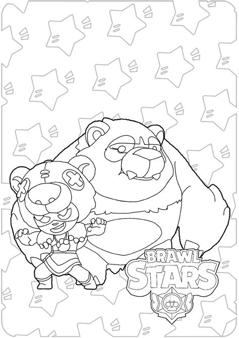 Printable Brawl Stars Nita Pdf Coloring Pages Brawlstars Nita Porn Sex Picture