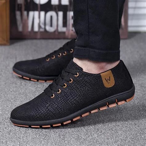 남성 신발 통풍 남성 캐주얼 신발 패션 낮은 레이스 업 캔버스 신발 남성 플랫 Zapatillas Hombre 플러스 사이즈